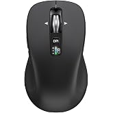Amazon.com: INFINMIND Wireless Bluetooth Mouse with 4 Way Navigation ...