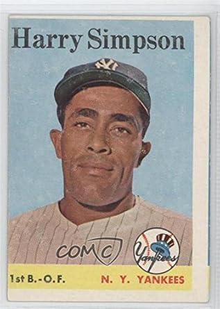 Amazon.com: Harry Simpson (Baseball Card) 1958 Topps - [Base] #299 ...