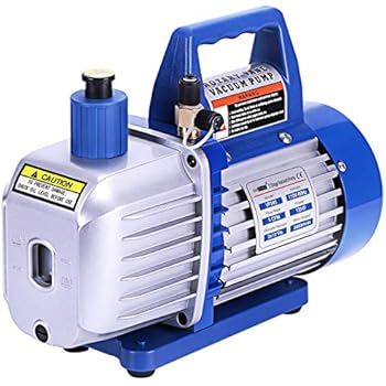 Amazon.com: VIVOHOME 110V 1/2 HP 5 CFM Dual Stage Rotary Vane Air Vacuum Pump with Oil Bottle ...