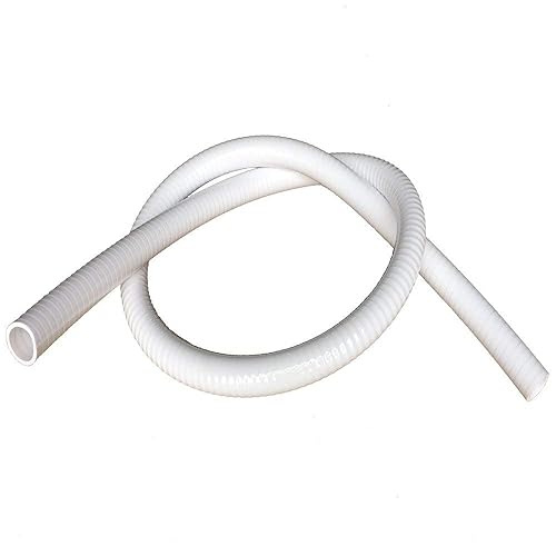 TEKTUBE® Schedule 40 Ultra Flex PVC Pipe - 10 ft Long (1" Dia, White ...