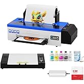 Amazon.com: PLK DTF Printer with Roll Feeder, A3 L1800 Transfer Printer Machine with White Ink ...
