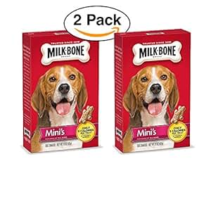 Amazon.com: 2 Pack - Milk-Bone Mini's Original Dog Treats, 15-oz box ...