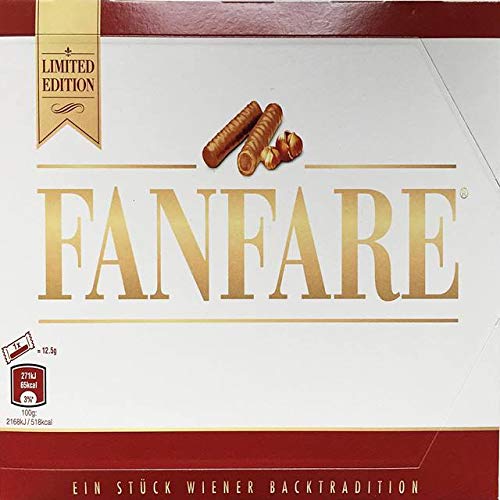 Amazon.com : FANFARE Schokoröllchen Chocolate Rolls from Vienna ...