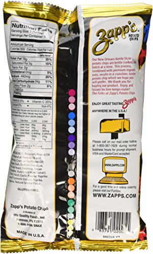 Zapps Potato Chips - Voodoo - 2 oz (Pack of 6) | Pricepulse