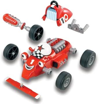 Amazon.com: Vivid Imaginations Roary The Racing Car - Construct 'n' Go ...