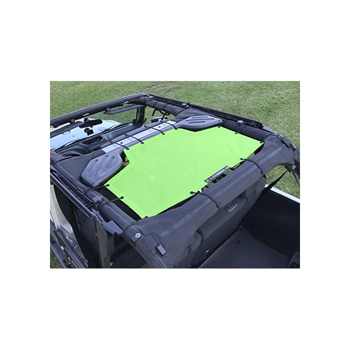 Buy Alien Sunshade Jeep Wrangler JKU (2007-2018) – Rear Half Mesh Sun ...