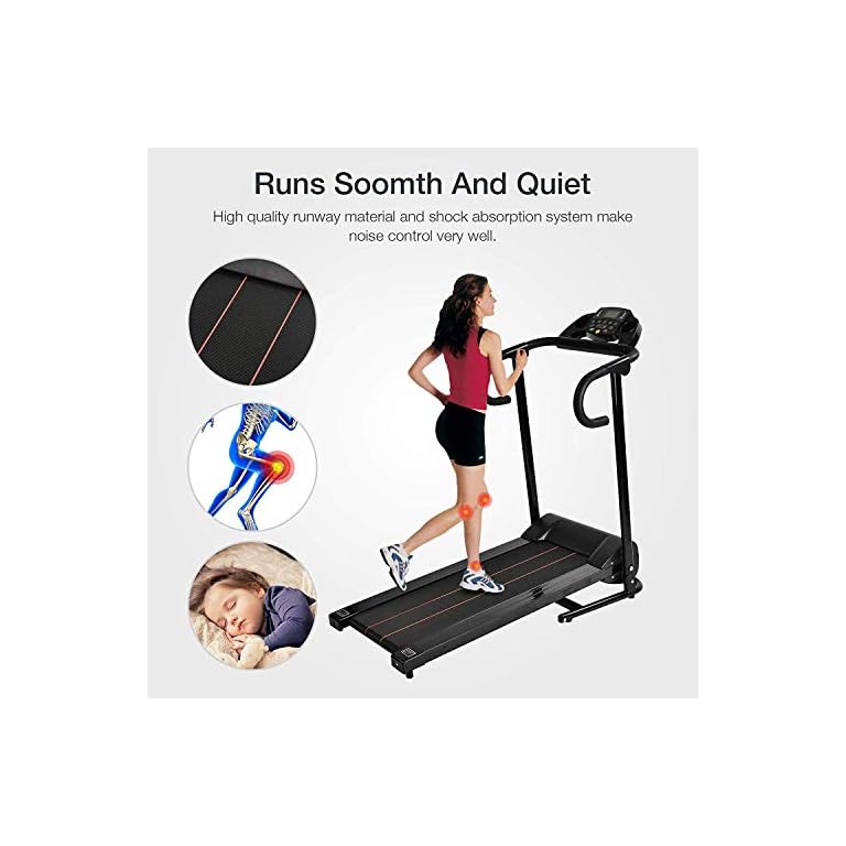 MURTISOL Electric Treadmill Folding Running Machine, Running Treadmill ...
