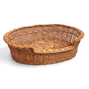 Prestige Wicker Dog Bed Basket, 85 cm, Large: Amazon.co.uk: Pet Supplies