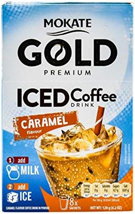Mokate Gold Premium Iced Coffee Drink, Caramel Flavour, 8 Sachets - 120g price in Saudi Arabia ...
