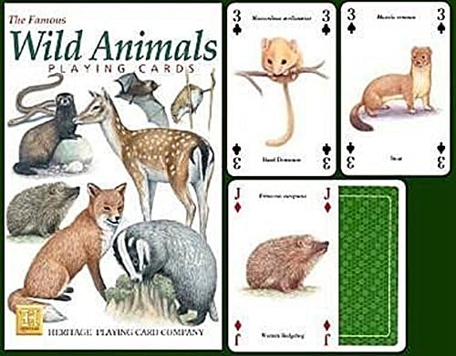 Heritage Playing Cards – Wild Animals Playing Cards – BigaMart