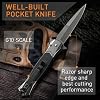 edcfans EDC Folding Pocket Knife, Cool Tactical Knives for Men Outdoor ...