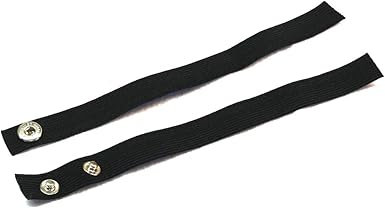 Amazon.com: Cosplay Mask Helmet Elastic Straps with Snaps Black: Clothing