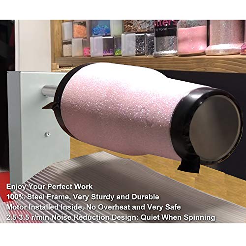 Cup Turner for Crafts Tumbler, CW & CCW Supported Tumbler Turner ...