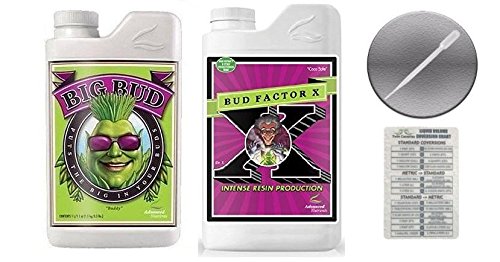 Buy Advanced ents Big Bud and Bud Factor X 500 ml with Conversion Chart ...