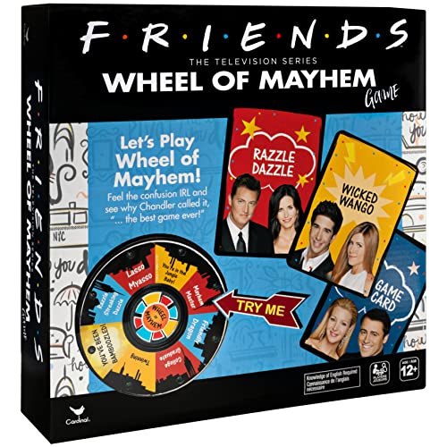 Friends TV Show, Wheel of Mayhem Game, for Adults and Kids Ages 12 and ...