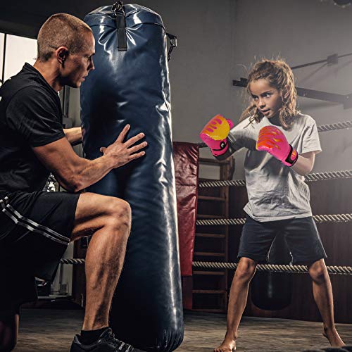 Kids Boxing Gloves, 4oz Boxing Gloves for Kids Boys Girls Junior Youth ...