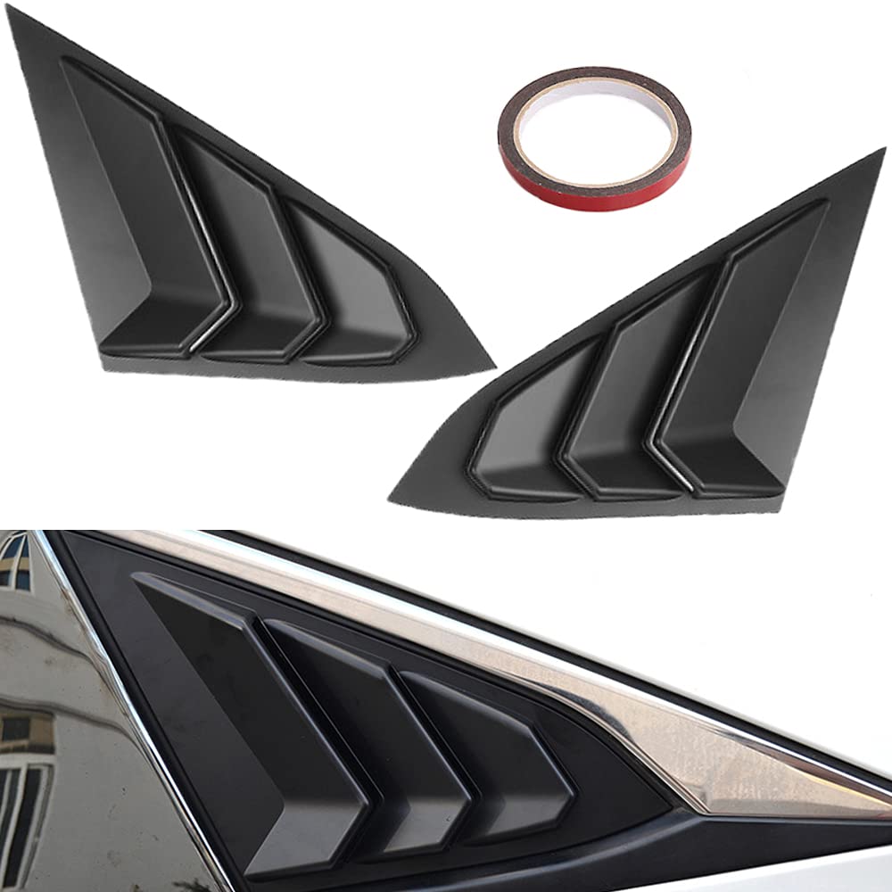 HTRACING for 10th Gen Civic Sedan Rear Side Window Louvers Air Vent ...