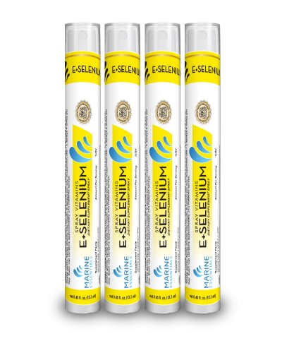 Buy E+Selenium Mist - 4 Bottle Supply - Oral Spray - Contains E, Which ...