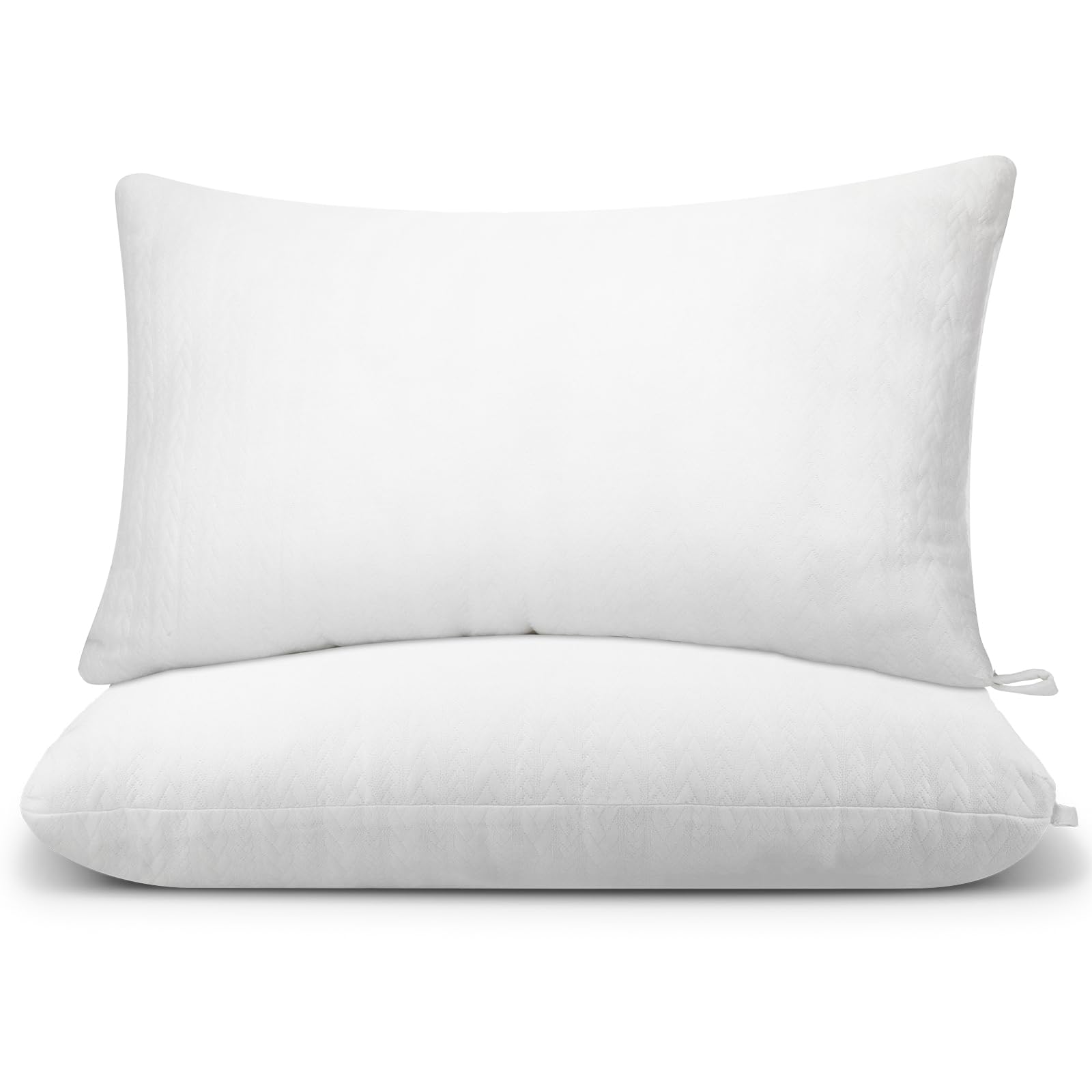 RESTOVIA Bed Pillows for Sleeping, Standard Size (26x20 Inches), Set of ...