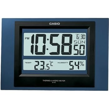 Amazon.com: Casio Id-11-1 Digital Auto Calendar Thermo Hygrometer Wall ...