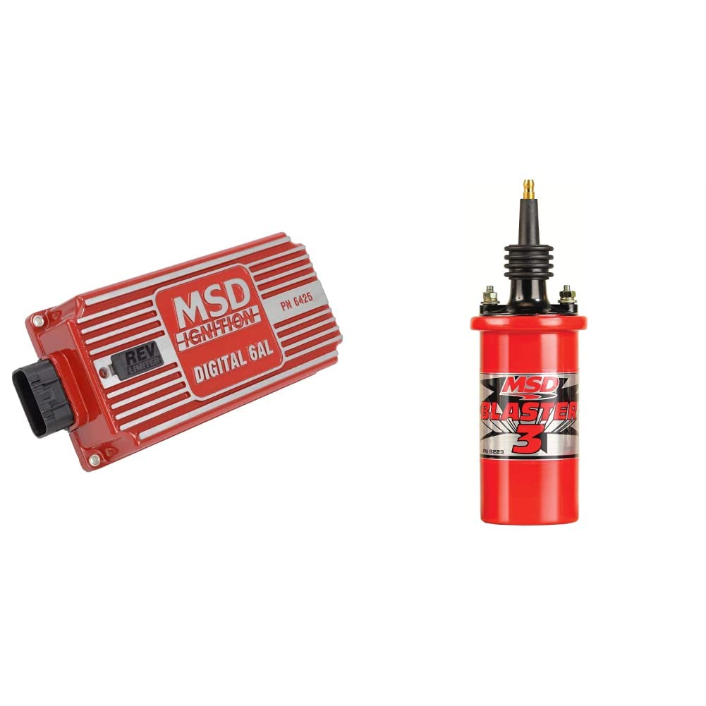 Mua MSD Ignition 6425 6AL Ignition Control Box, Red & 8223 Blaster 3 ...