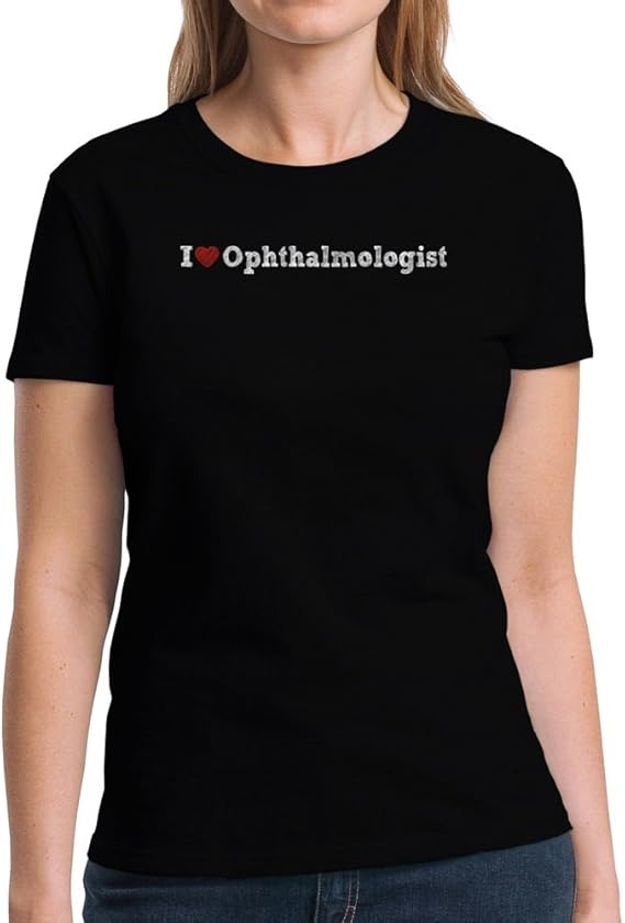 Eddany I Love Ophthalmologist T-Shirt Femme: Amazon.fr: Vêtements et ...