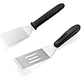 Amazon.com: DeBage 2PCS Small Metal Spatula Stainless Steel Blade ...