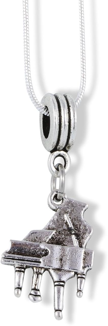 Amazon.com: Piano Necklace | Pendant Jewelry Gifts Music Themed Charm ...