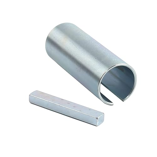 MR HELLO 1" to 1 1/8" Shaft Adapter Key Stock pulley Crank Shaft Sleeve ...