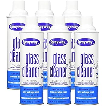 Amazon.com: Sprayway SW050-06 Glass Cleaner, 19 oz, Pack of 6: Automotive