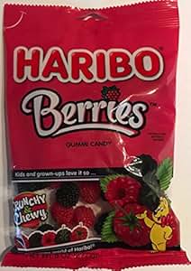 Amazon.com : Haribo Gummy Berries - BlackBerries & Raspberries ...