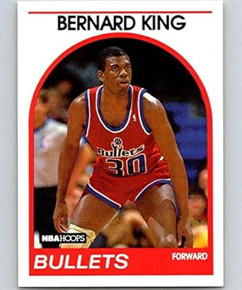 Amazon.com: 1989-90 NBA Hoops #240 Bernard King Wash Bullets Inaugural Hoops Licensed Basketball ...