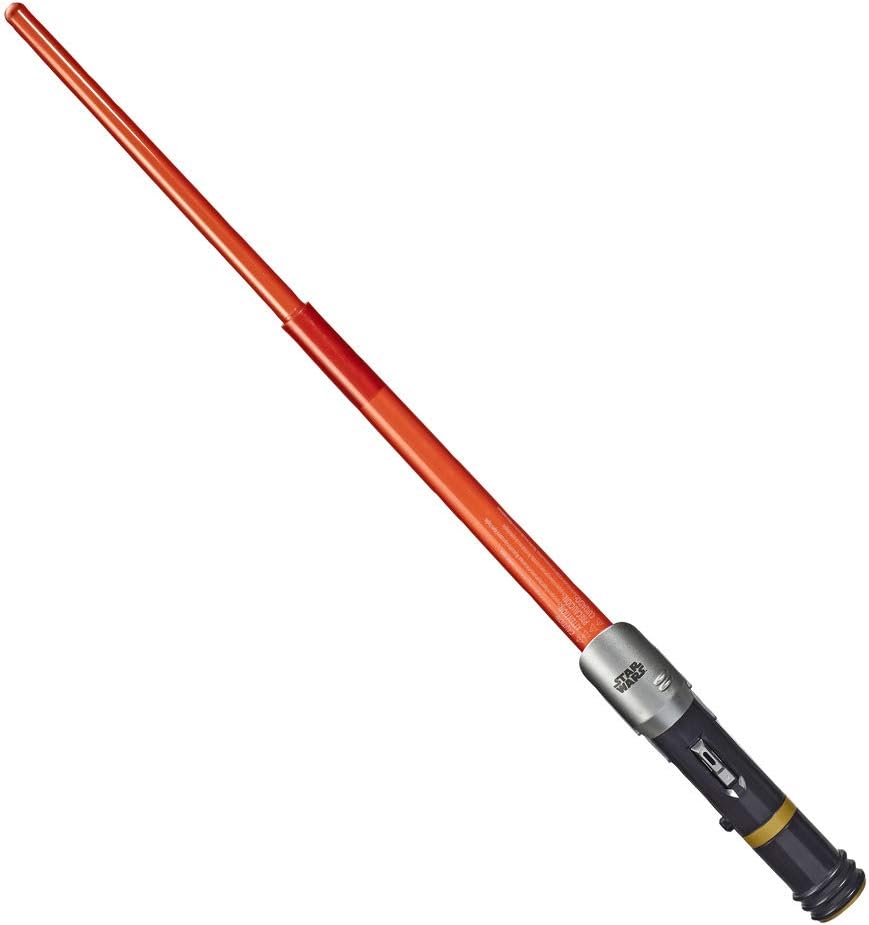 Star Wars Level 1 Red Lightsaber Toy with Light-Up Extendable Blade ...