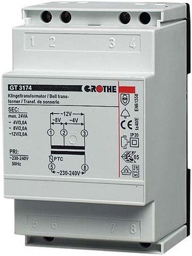 Friedland E3539N Bell & Chime Transformer 12 Volt AC 2 Amp: Amazon.co ...