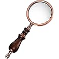 Amazon.com: Hiceeden 10X Antique Magnifying Glass, Brass Handheld ...