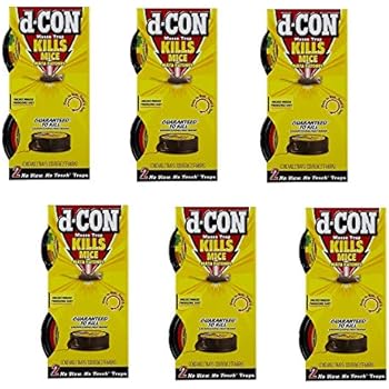 Amazon.com : D-Con No View, No Touch Covered Mouse Trap, 6 Pack (2 ...