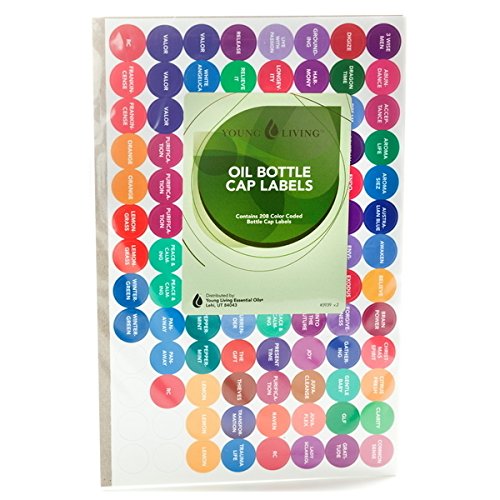Buy Young Living Essential Oil 5ml & 15ml Bottle Cap Labels - 1 New ...
