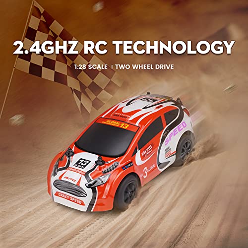 INVINZER Remote Control Race Car, Mini RC Racer with 4 AA Batteries, 2 ...