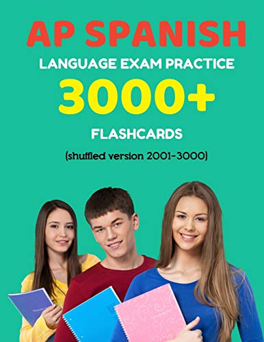 Amazon.com: AP Spanish language exam Practice 3000+ Flashcards ...