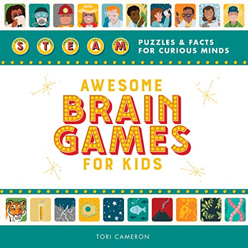 Amazon - Awesome Brain Games for Kids: STEAM Puzzles and Facts for ...