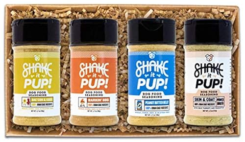 Shake it Pup! Dog Food Seasoning - Sample Flight of Flavors - 100% ...