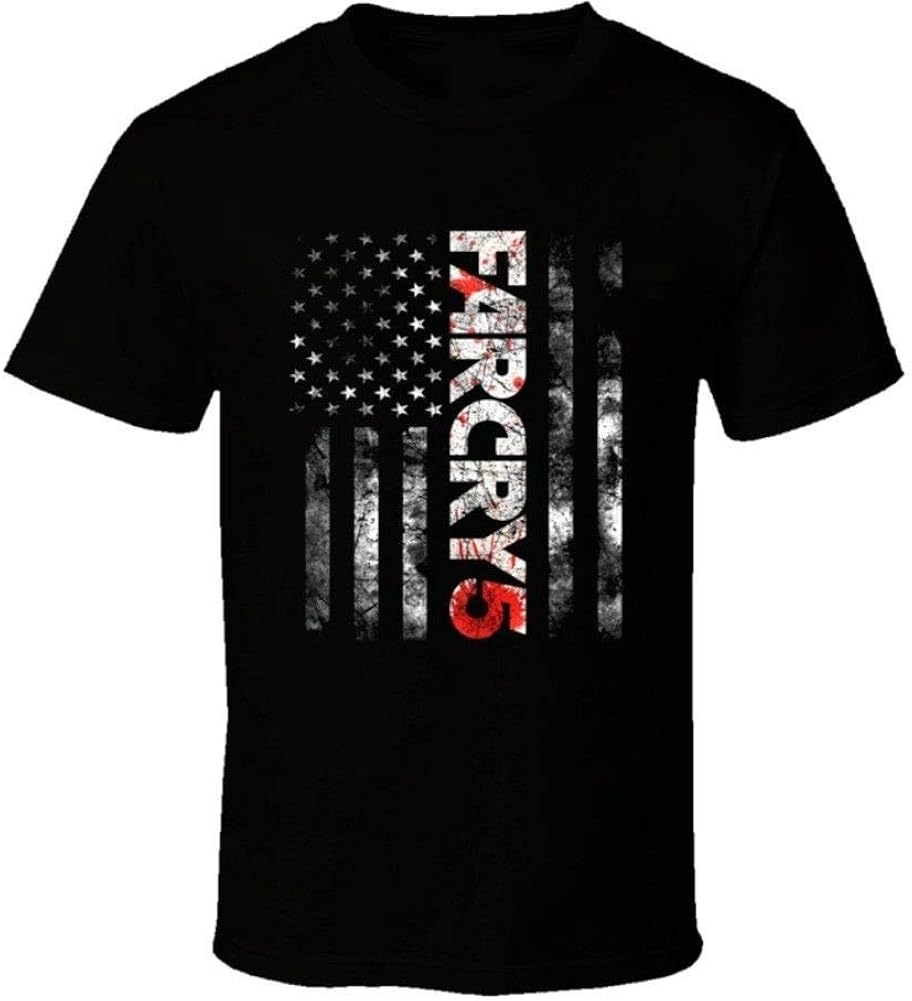 Far Cry 5 T Shirt Farcry 5 Shirt with Us Flag: Amazon.de: Bekleidung