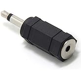 Amazon.com: VCE 2-Pack Gold Plated 3.5mm 1/8 inch Female Mono Jack to ...