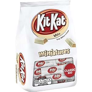 Amazon.com : KIT KAT White Miniatures, 11 oz Stand Up Bag - 2 Pack ...