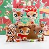 LPS Figures Dog and Cat LPS Deer Set 5pcs Rare Old lps Shorthair Cat ...