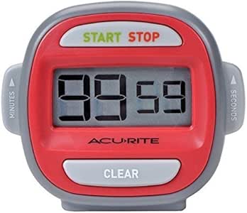 Amazon.com: Acurite digital timer red: Kitchen & Dining