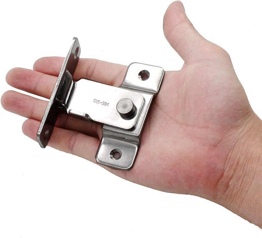 DINGCHI Sliding Barn Door Swivel Safety Hasp, Flip Door Latch, 90 ...