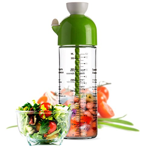 Salad Dressing Shaker for Easy & Effective Mixing of Oils ...