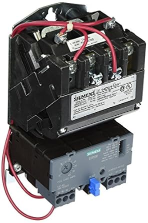Siemens 14DUE32AD Heavy Duty Motor Starter, Solid State Overload, Auto ...