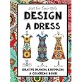 Amazon.com: Just for Teen Girls - Design a Dress - Drawing & Coloring ...